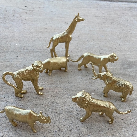 Accents | Gold Safari Animals | Poshmark